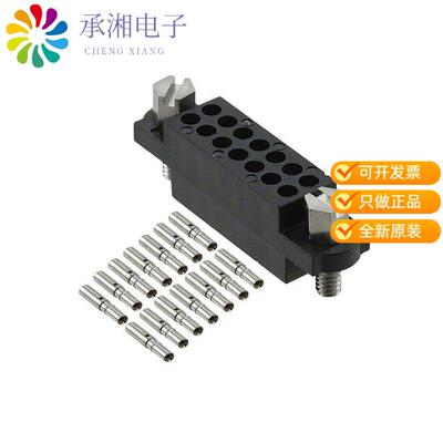 全新M80-4601442正品CONN RCPT 14POS CRIMP 22AWG GOLD