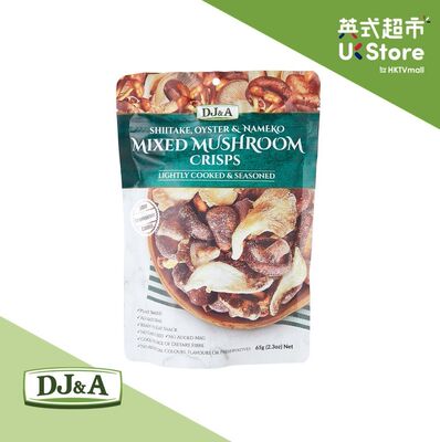 DJ&A澳洲进口皇牌香菇脆脆花菇+滑子菇+秀珍菇包装水果干菌菇脆版
