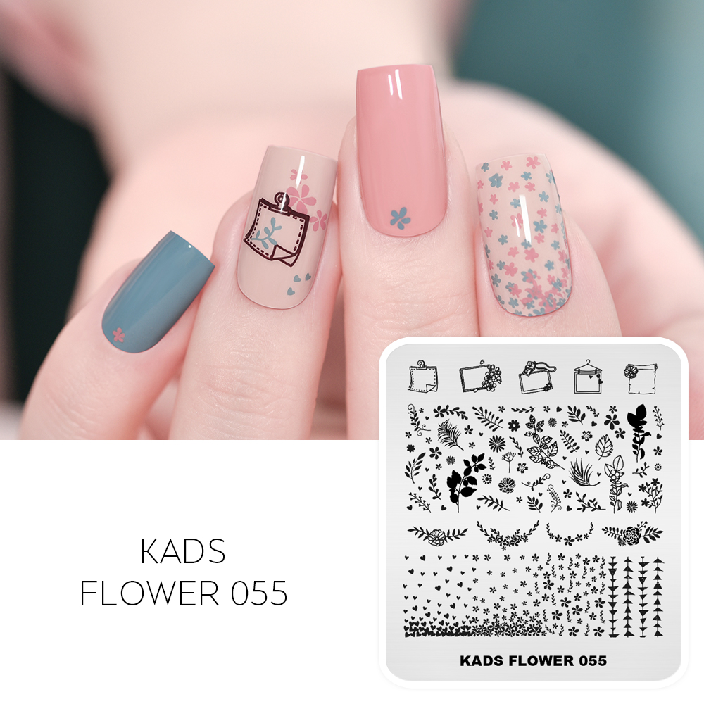 KADS FLOWER 49-66系列花瓣清新文艺插画人物花朵繁星花树叶_虎窝淘