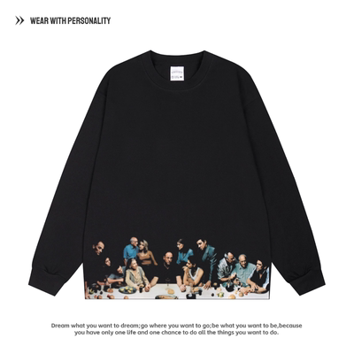 The Sopranos黑道家族 美剧印花欧美T恤vintage男女小领口长短袖