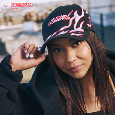 无畏契约2025巴黎全球冠军赛 瓦罗兰特宽檐帽棒球帽游戏周边