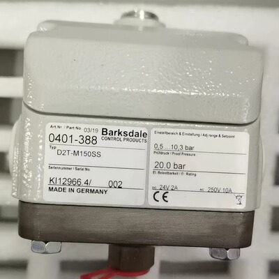 BARKSDALE巴士德 0401-388压力开关 D2T-M150SS