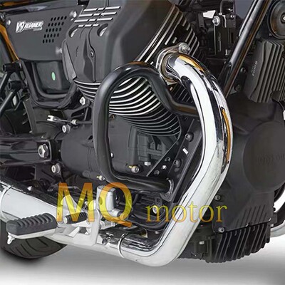 摩托MOTOGUZZI古兹V7 2 V9Roamer护杠V9Bobber16-22发动机保险杠