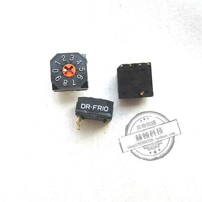 日本NKK DR-FR10P 0-9/10位旋转编码拨码开关 DRFR10P