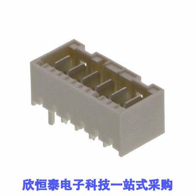 1-1971845-6连接器 《 CONN HEADER VERT 6POS 5MM    》