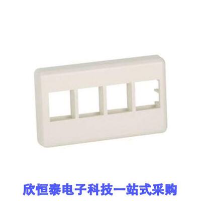 NK4MFIG连接器 《 FACEPLATE 4PORT GRAY    》