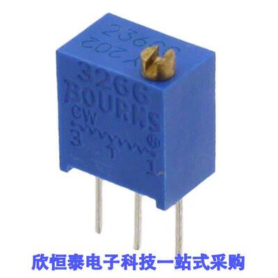 3266Y-1-502LF电位计 《 TRIMMER 5K OHM 0.25W PC PIN TOP    》
