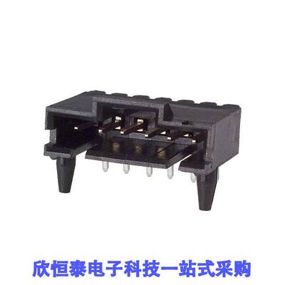 104361-5连接器 《 CONN HEADER R/A 6POS 2.54MM    》