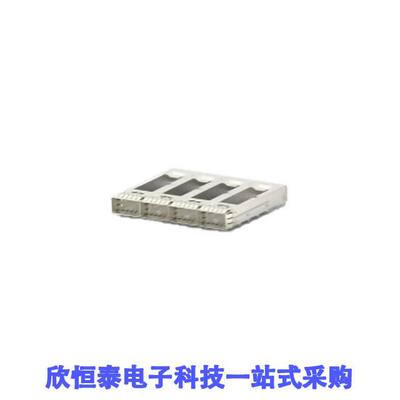 2170744-2连接器 《 CONN QSFP28 CAGE 1X4 W/HSINK R/A    》