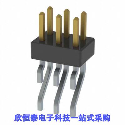 MMT-103-01-L-DH连接器 《 CONN HEADER SMD R/A 6POS 2MM    》