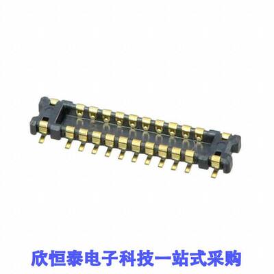 AXG220144连接器 《 CONN HDR 20POS SMD GOLD    》