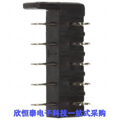 787141-1连接器 《 CONN HDR 5POS 5.00MM KINKED PIN    》