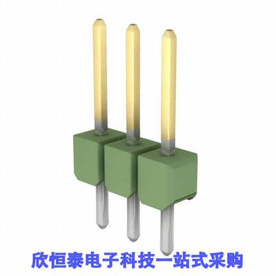 826647-3连接器 《 CONN HEADER VERT 3POS 2.54MM    》