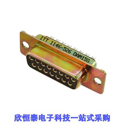 DAM-15S连接器 《 CONN D-SUB RCPT 15POS PNL MNT    》