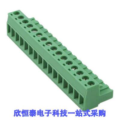 1757158连接器 《 TERM BLO【 PLUG 16POS STR 5.08MM    》