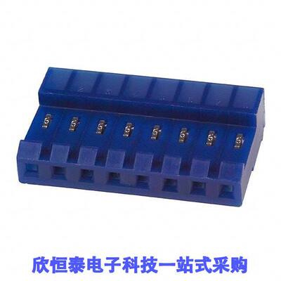 3-640430-8连接器 《 CONN RCPT 8POS IDC 26AWG TIN    》