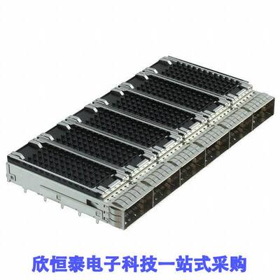 2170707-1连接器 《 CONN QSFP28 CAGE 1X6 W/HSINK R/A    》