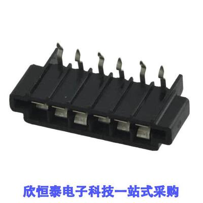 5-520314-6连接器 《 CONN FFC FPC TOP 6POS 2.54MM R/A    》