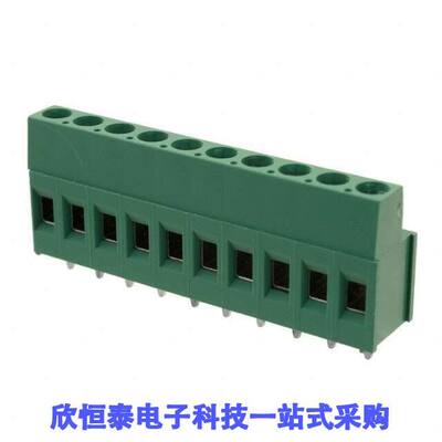 1-282857-0连接器 《 TERM BLK 10P SIDE ENT 5.08MM PCB    》