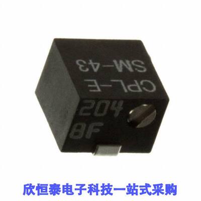 SM-43TW202电位计 《 TRIMMER 2K OHM 0.25W J LEAD TOP    》