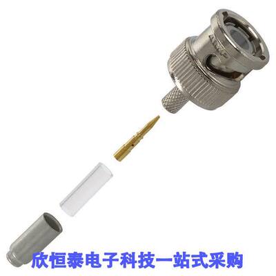 2-5221128-3连接器 《 CONN BNC PLUG STR 50 OHM CRIMP    》
