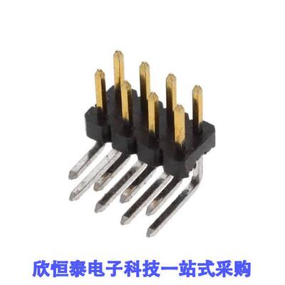 2842162-4连接器 《 8P,2MM,BRK HDR,DRRT,2.8,0.1AU,BO    》