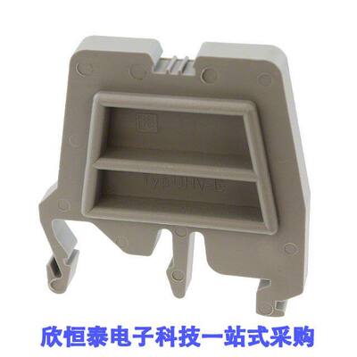 2130428连接器 《 CONN TERM BLK END PLATE RAIL GRY    》