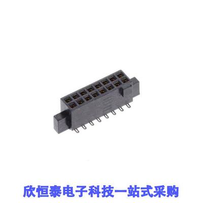 SFM-108-02-L-D连接器 《 CONN RCPT 16POS 0.05 GOLD SMD    》