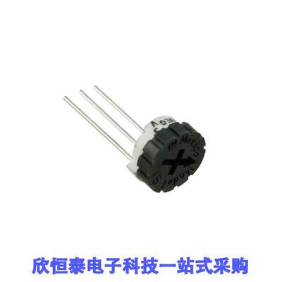 91AR1MEGLF电位计 《 THUMBWHEEL POT 1M OHM 0.5W TOP    》