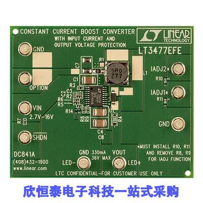 DC841A开发板 《 BOARD DEMO FOR LT3477EFE    》