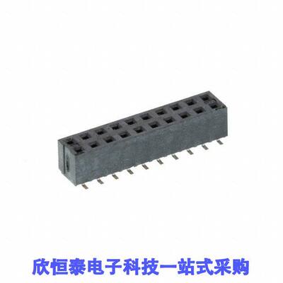 0791091009连接器 《 CONN RCPT 20POS 0.079 GOLD SMD    》