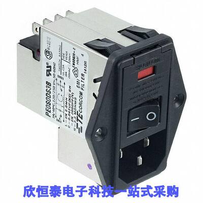 3-6609104-0连接器 《 PWR ENT MOD RCPT IEC320-C14 PNL    》