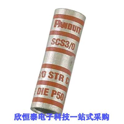 SCS1/0-X连接器 《 CONN BUTT SPLICE 1/0 AWG CRIMP    》