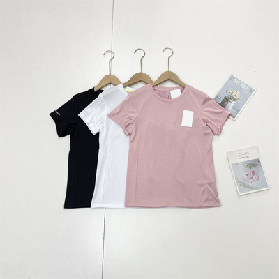 D2大牌速干！柜子应季新款2026年夏圆领短袖T恤透气镂空运动款女