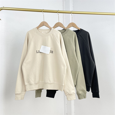 G3小蜜蜂外单外贸单25秋冬新款好棉抓绒女士长袖圆领套头印花卫衣