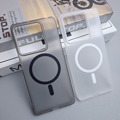 适用小米红米Note13手机壳新款RedmiNote13Pro磁吸保护套全包边防摔硅胶note13pro+磨砂软壳直边外壳大孔