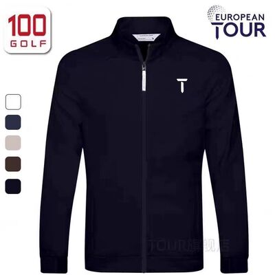 EuropeanTour欧巡赛高尔夫服装男士2024新款运动立领夹克外套春秋