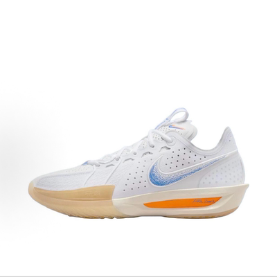 Nike G.T. Cut 3 Blueprint低帮篮球鞋 男女同款白蓝橙HJ8205-100