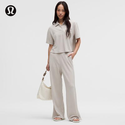 Softstreme™ 女士高腰珠地长裤丨lululemon丨LW5IWZA