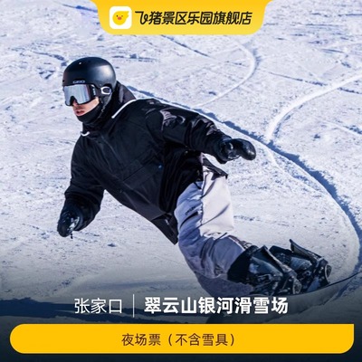 [翠云山银河滑雪场-夜场票（不含雪具）]限时特惠