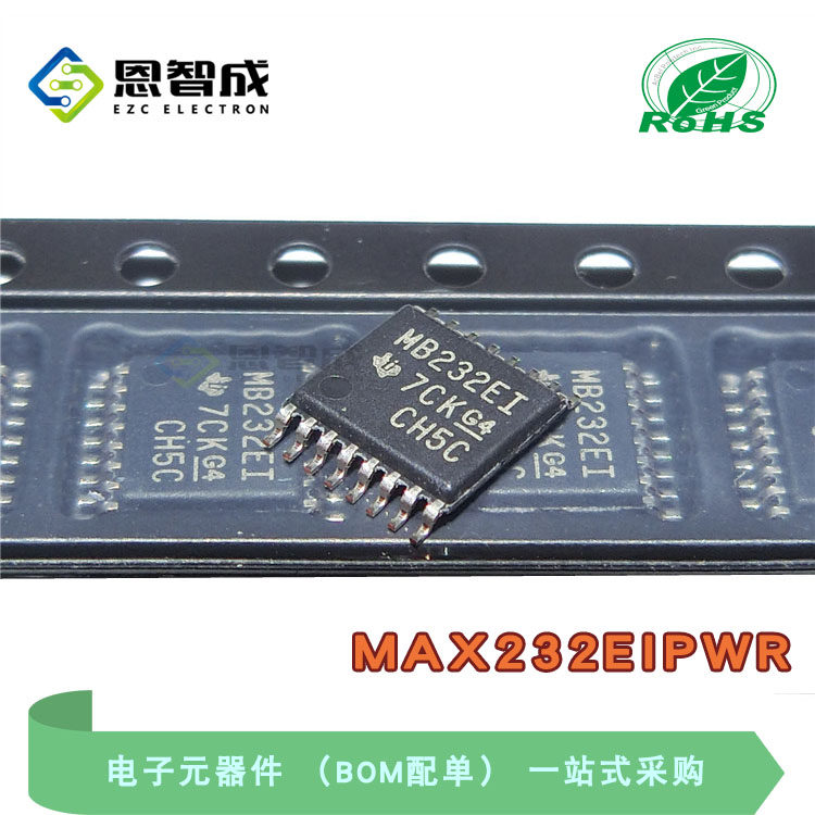 MAX232EIPWR TSSOP-16全新原装 MP232EI RS232收发器IC芯片_虎窝淘