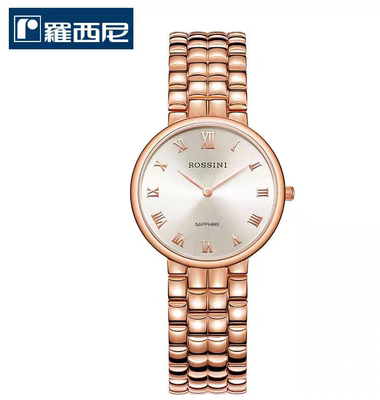 劲爆价原厂发货ROSSINI罗西尼5813简约超薄石英男表 全国联保