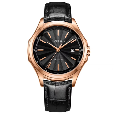 正品全国联保ROSSINI罗西尼表5714雅尊商务勋章自动机械女表