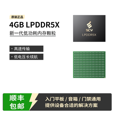 SL5D32G32A2A-GCO 4GB LPDDR5X内存芯片 低功耗 DRAM 存储颗粒