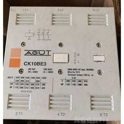 AGUT 接触器 CK10BE3 CK10BE311N 220V-250V