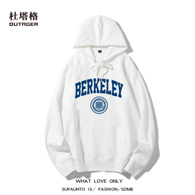 塔格创意伯克利大学纯棉卫衣宽松