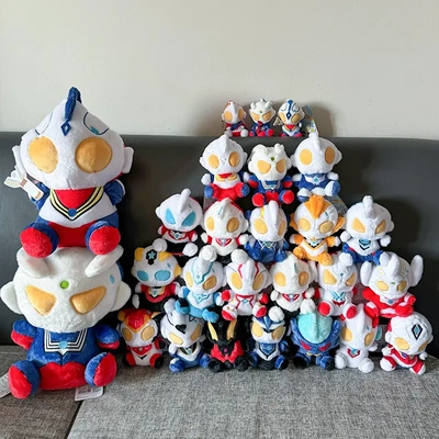 新超人泽塔毛绒小挂件超人玩偶特利迦儿童节礼物公仔