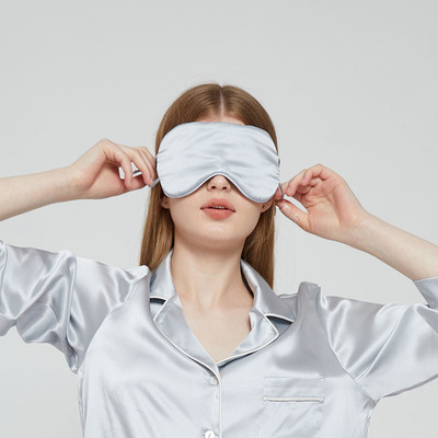 100%桑蚕丝真丝挂耳式眼罩