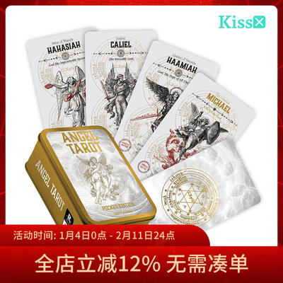 【现货】进口正版 天使塔罗牌铁盒版 Angel Tarot Pocket Tin