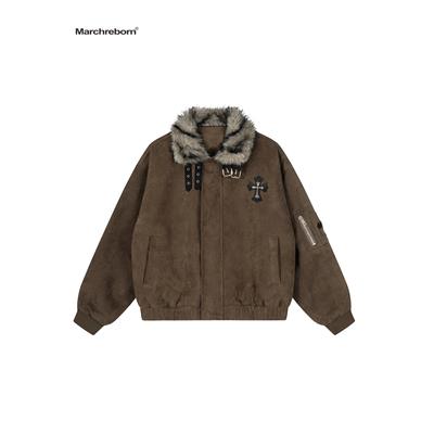 MARCH美式覆古十字架毛